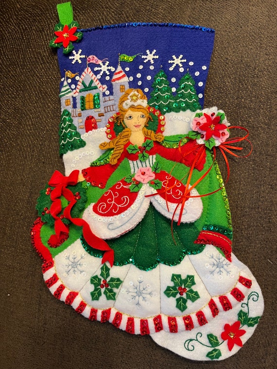Winter Princess Christmas Stocking - Etsy