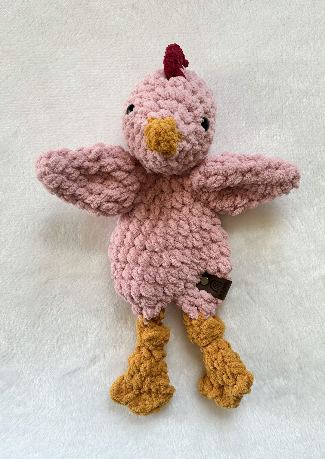 Ready to Ship | Chicken | Snuggler | Crochet | Baby Shower - Etsy