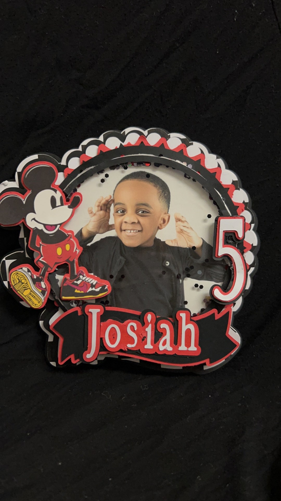 Mickey Mouse Cake Topper - Etsy