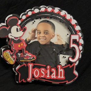 Mickey Mouse Cake Topper - Etsy