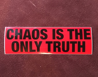 Captain Chaos Sticker - Etsy