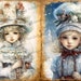 Rococo Little Girl Junk Journal Pages Printable JPG Ephemera - Etsy