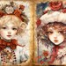 Rococo Little Girl Junk Journal Pages Printable JPG Ephemera - Etsy