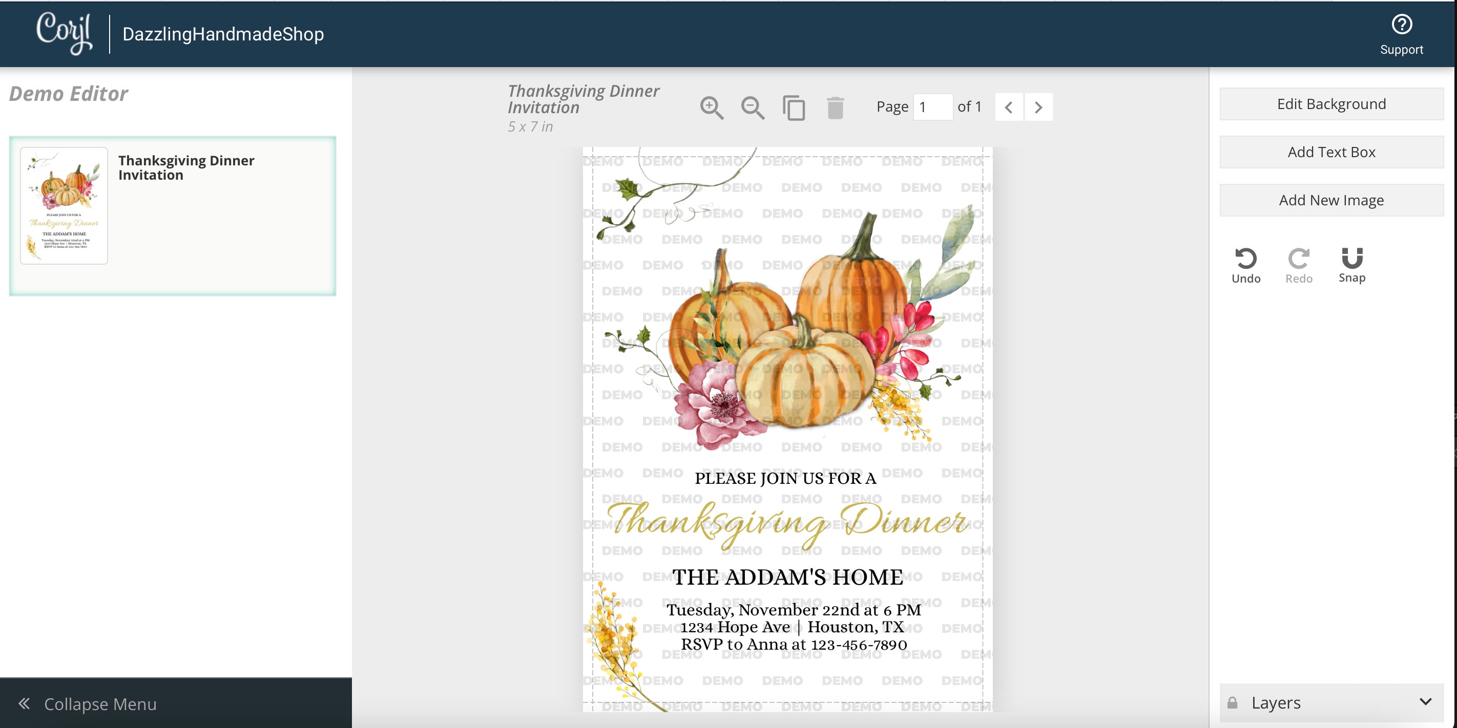 EDITABLE Thanksgiving Dinner Invitation, Printable , Friendsgiving ...