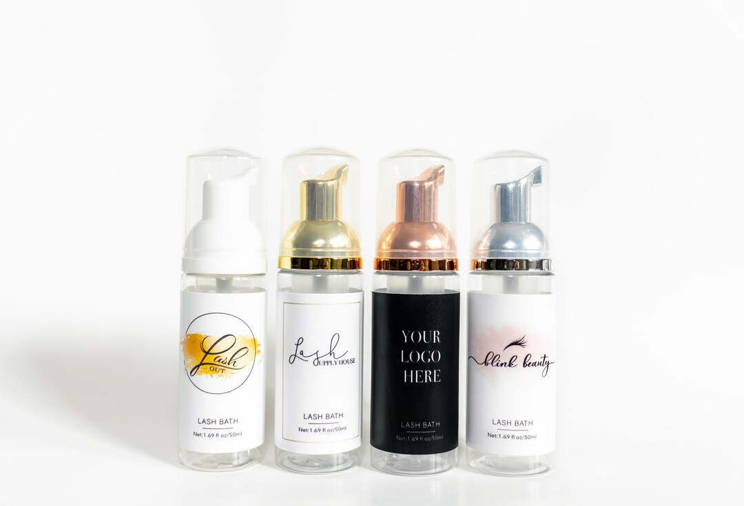 Custom Lash Bath Bottles - Etsy