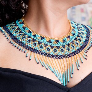 Handmade Beaded Geometric Necklace Mexican Huichol Style Choose ...