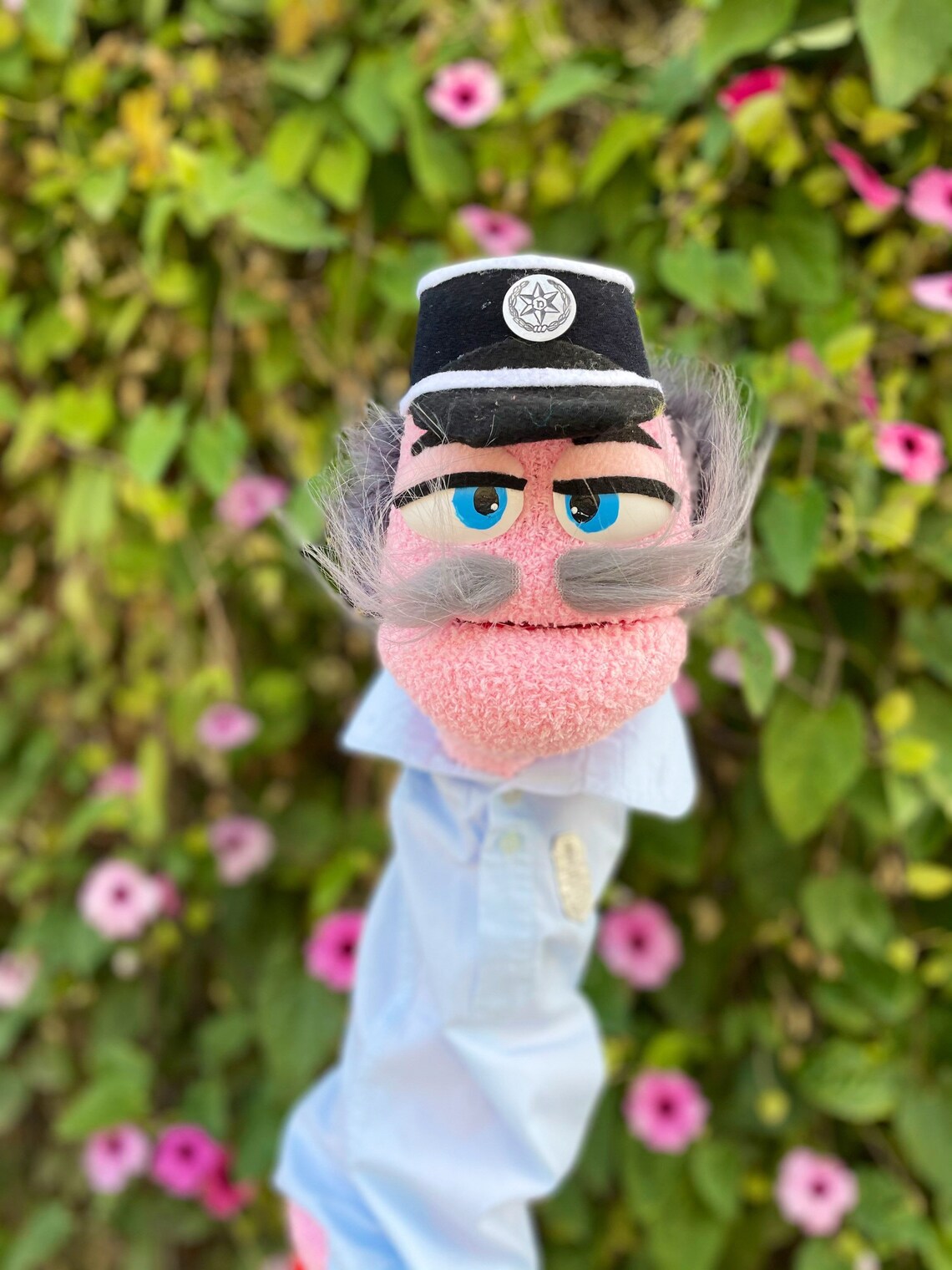 Special handmade sock puppet A policeman | Etsy