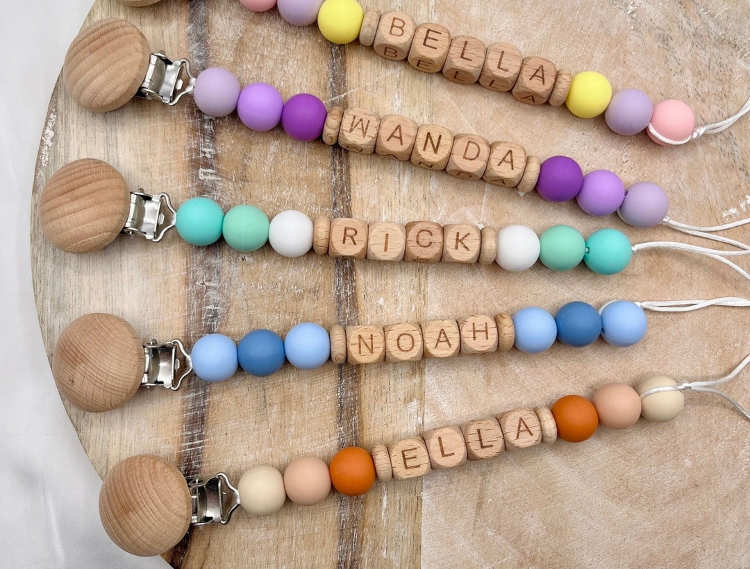 Pacifier Clip, Pacifier Holder, Custom Baby Pacifier Clip Boho for Boy ...