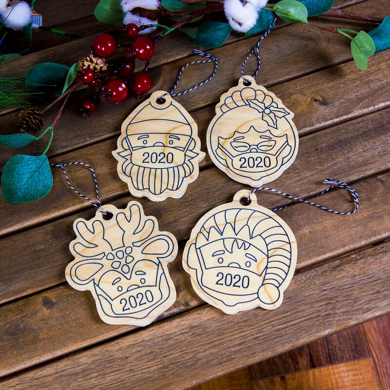 Covid2020 Christmas Ornaments - Etsy