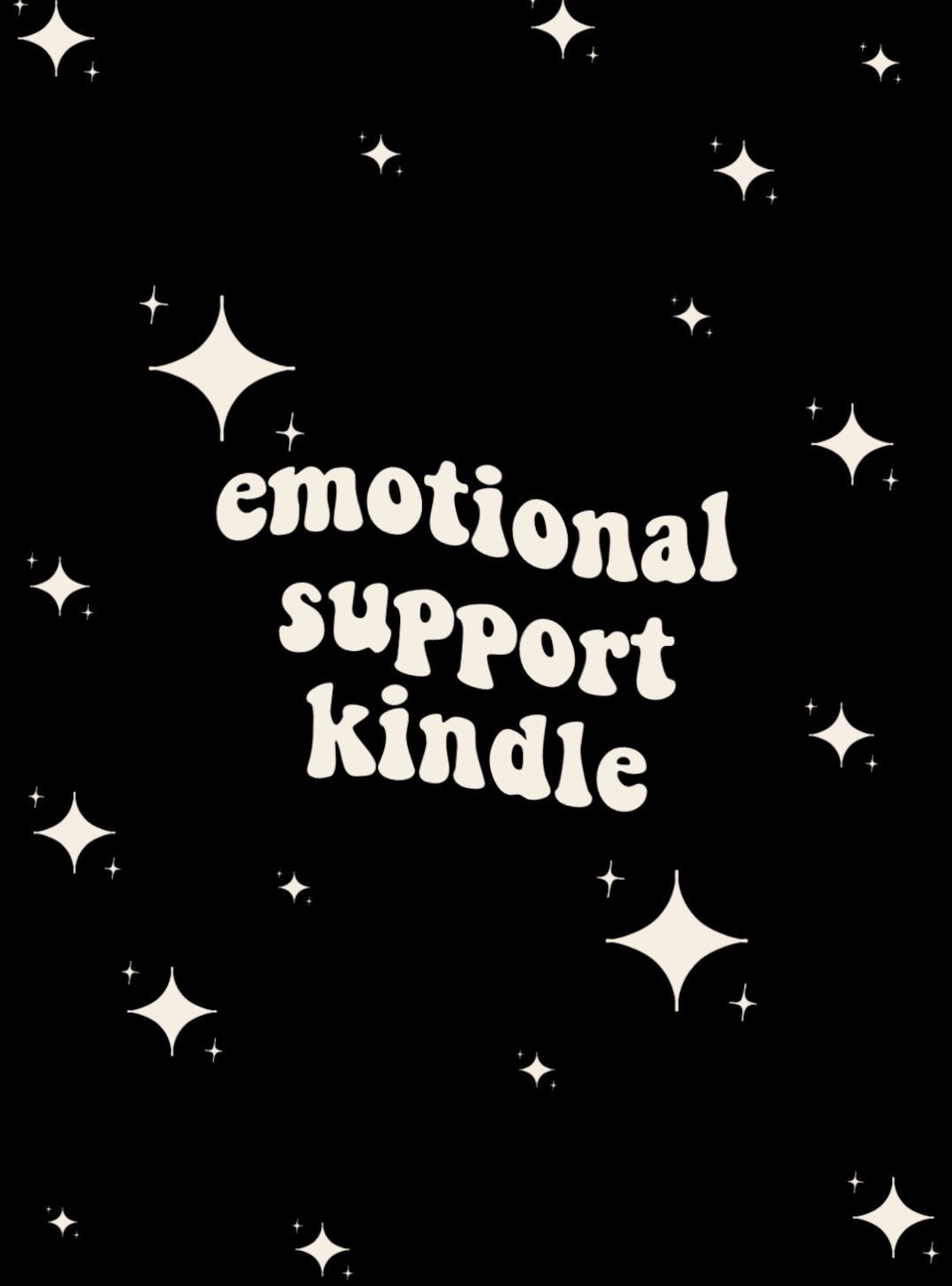 Kindle Lock Screen: Emotional Support Kindle With Stars, Kindle ...