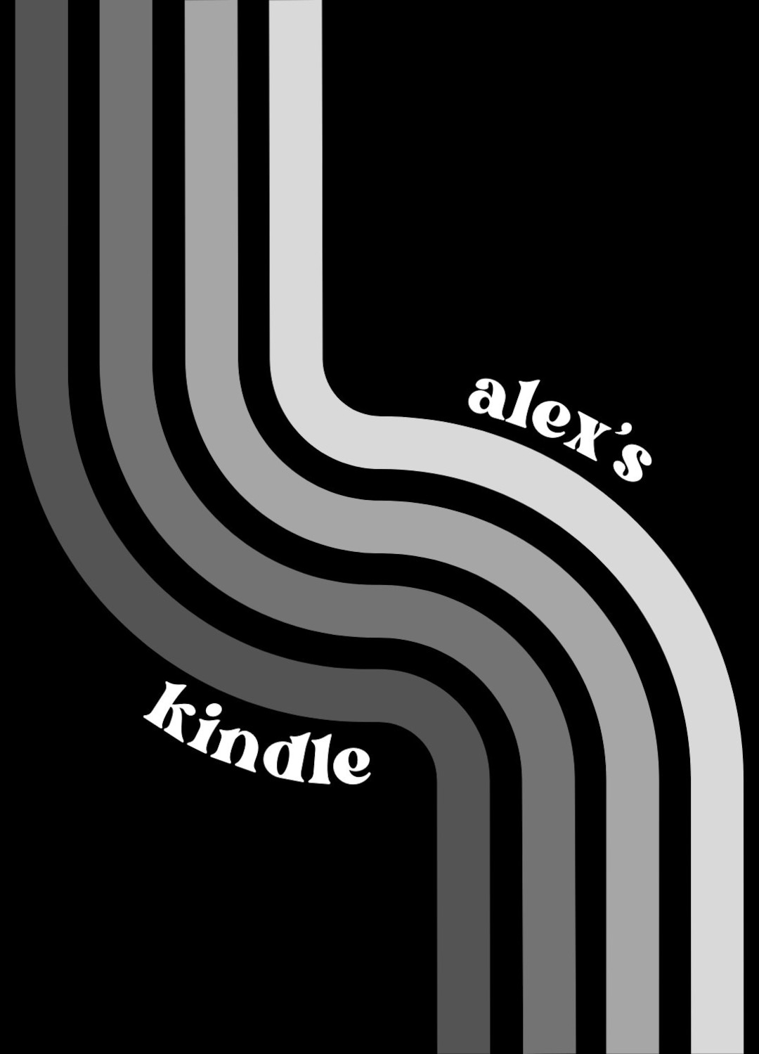 Custom Kindle Lock Screen: Rainbow Custom Name Lockscreen, Kindle ...