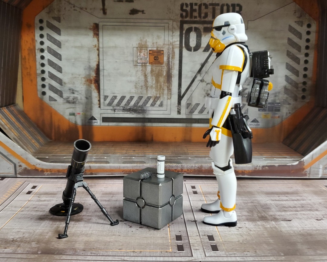Stormtrooper Artillery Set Custom Accessory Set for 6 Inch Star Wars ...