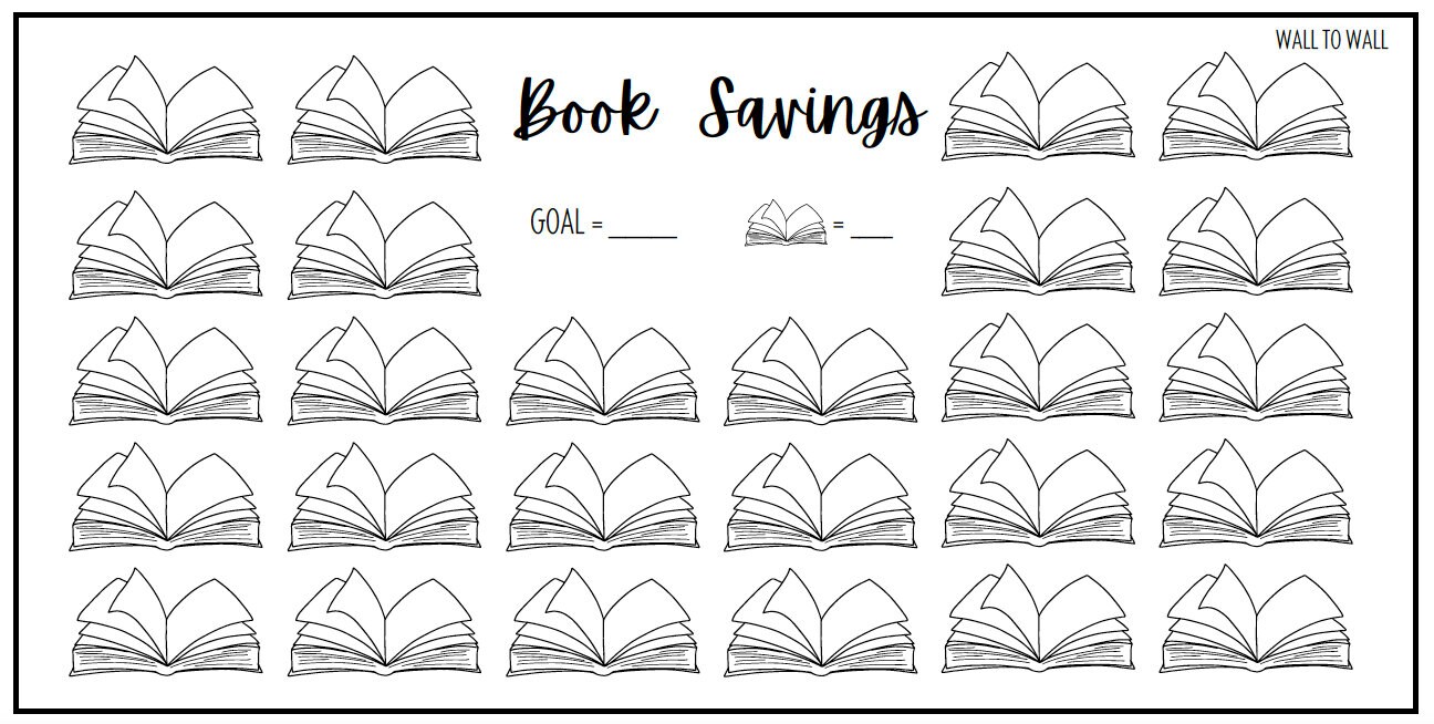 Digital Download Book Savings Challenge - 3 Versions - Etsy