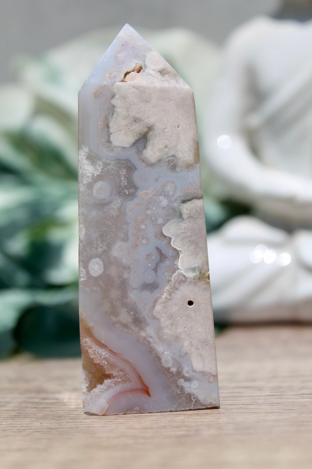 Druzy Pink Amethyst Flower Agate Towers Healing Crystals for Meditation ...