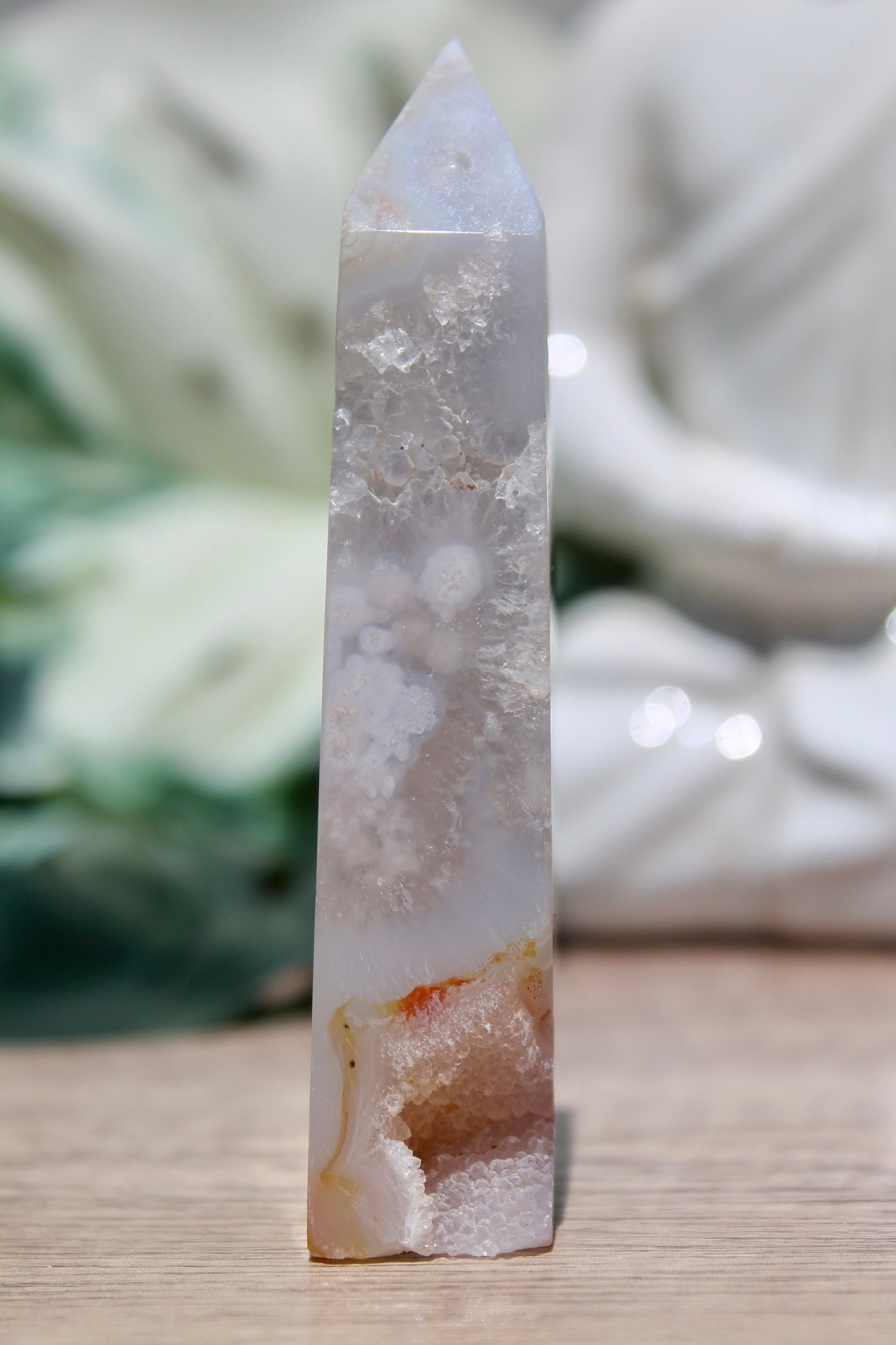 Druzy Pink Amethyst Flower Agate Towers Healing Crystals for Meditation ...