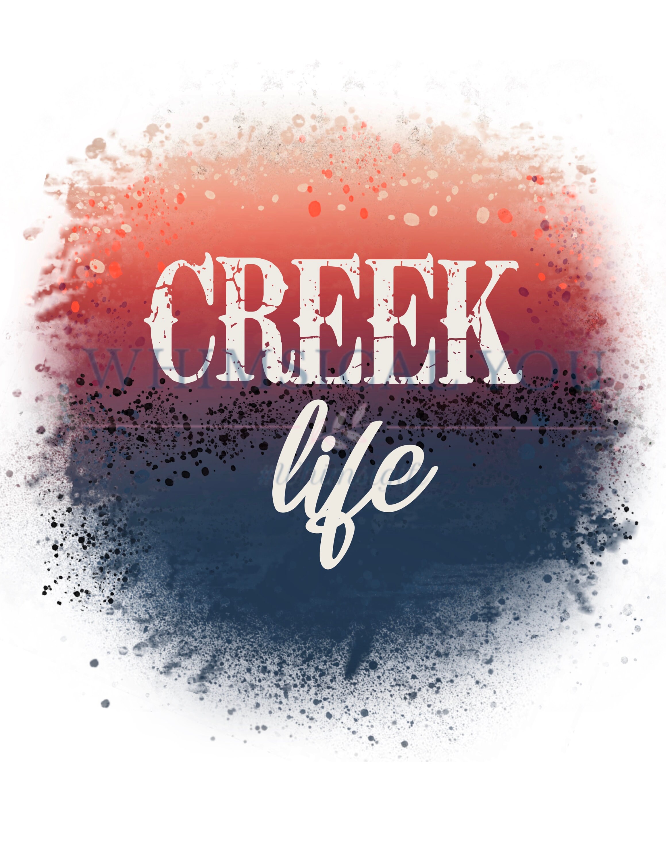 Creek Life PNG File Sublimation Design Digital Download - Etsy