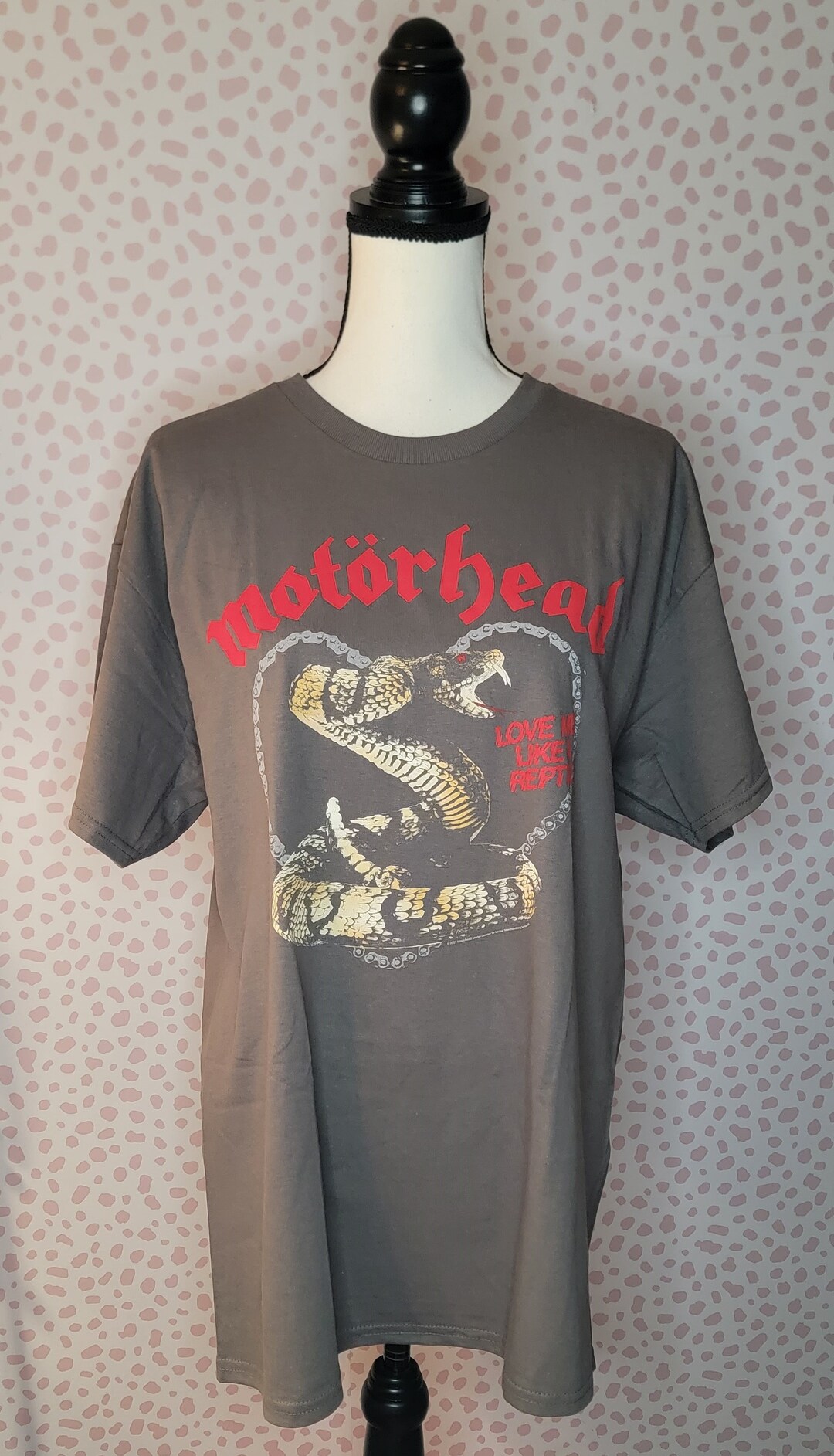Motorhead Love Me Like A Reptile Band Tee, Men's Size Gildan Heavy ...