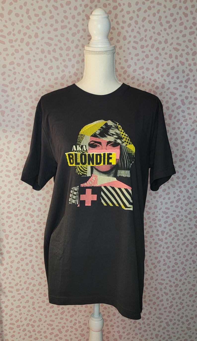 Blondie Pop Art Band Tee, Softstyle Men's Size Tee, Blondie Methane Pop ...