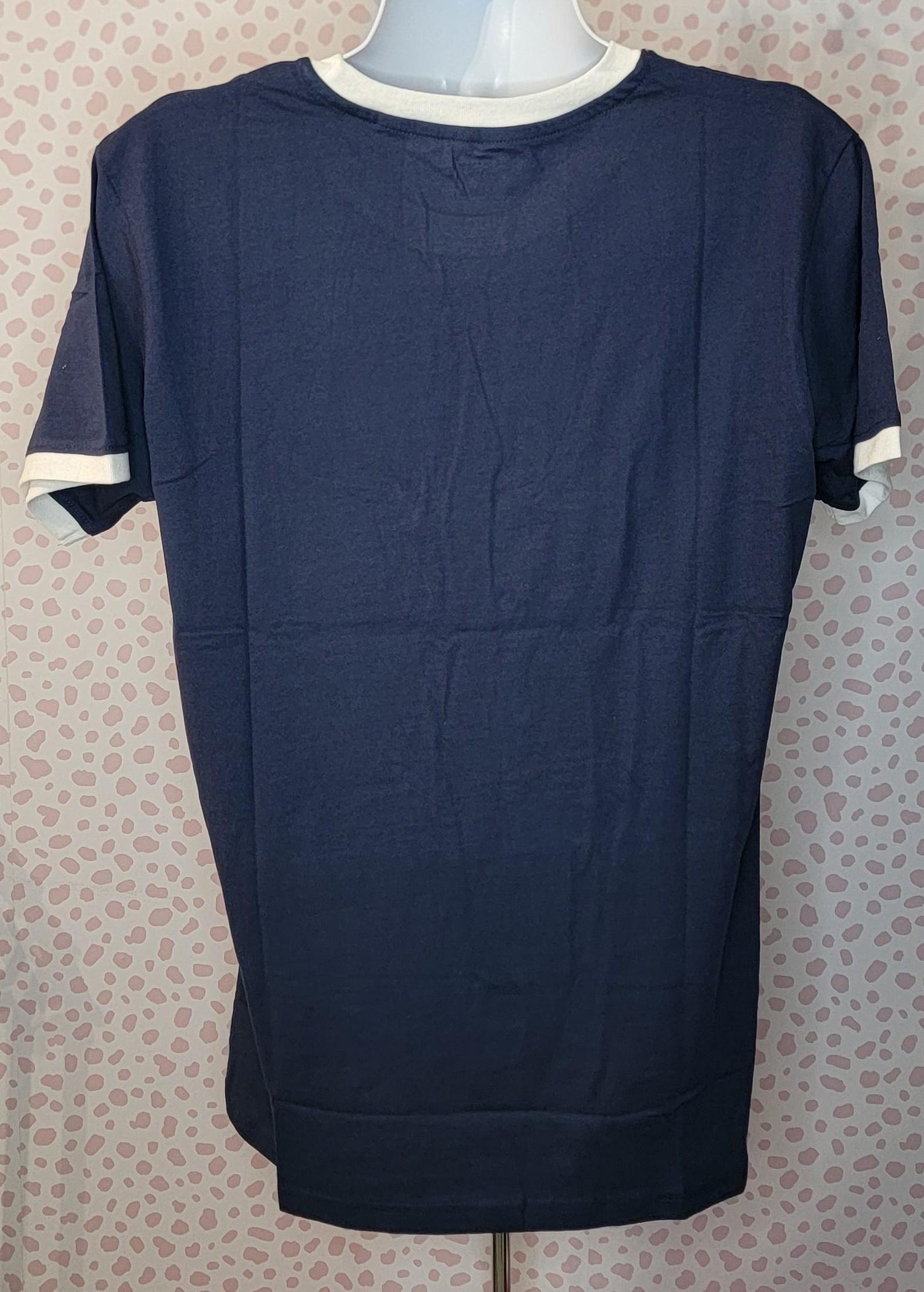 Oasis Ringer 1996 Tour Horizontal Stripes Vintage Style Tee, Men's Size ...