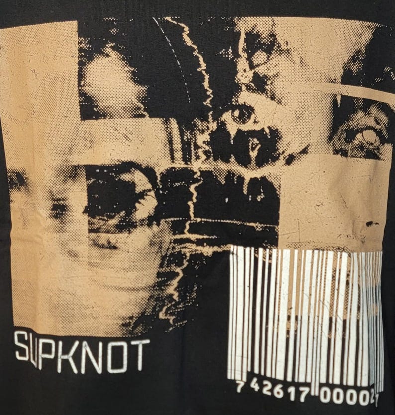 Slipknot Sweatshirt the End, so Far Faces & Barcode, Back Print, Men's ...