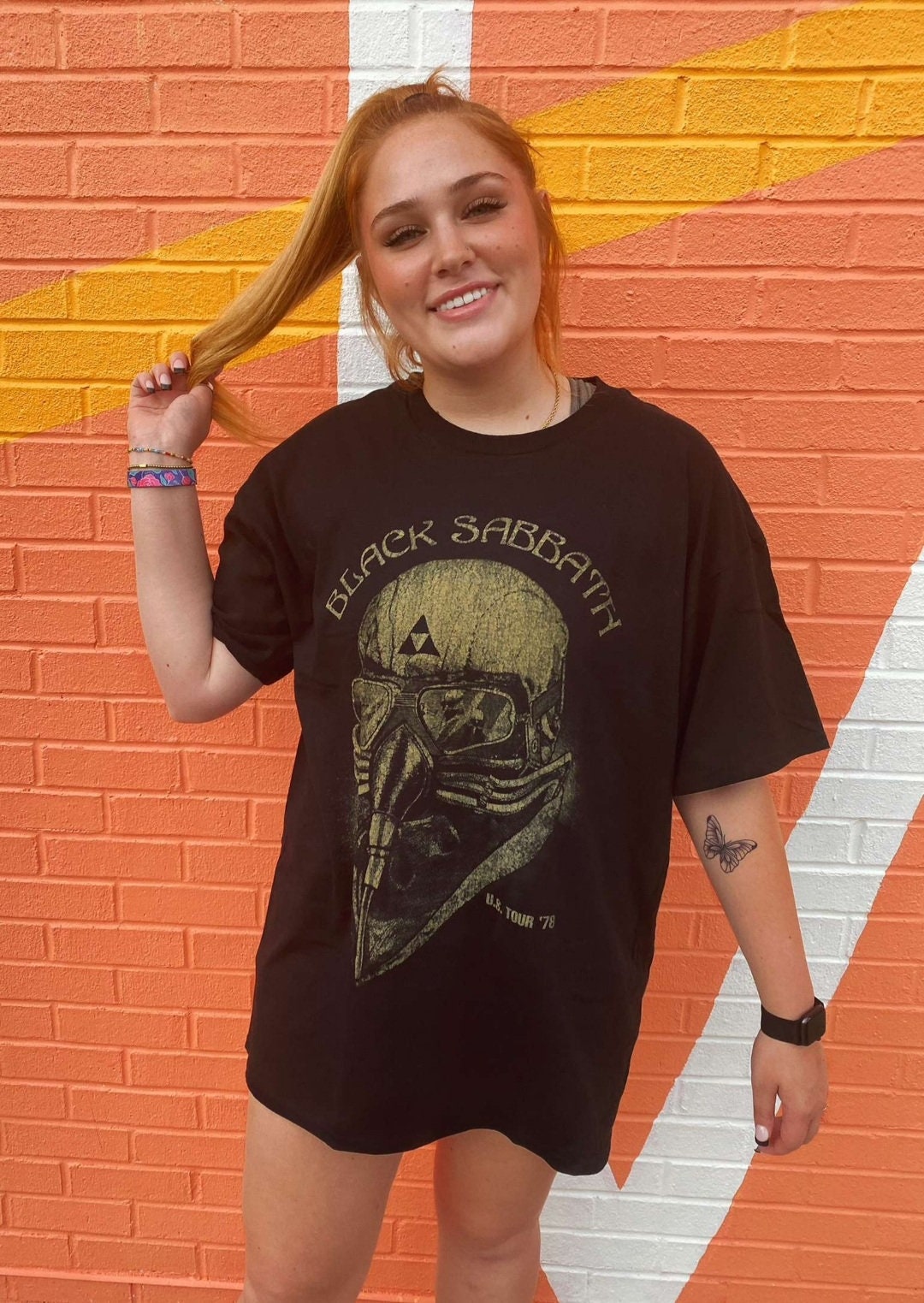 Black Sabbath Tour 78 Mask Vintage Style Band Tee - Etsy