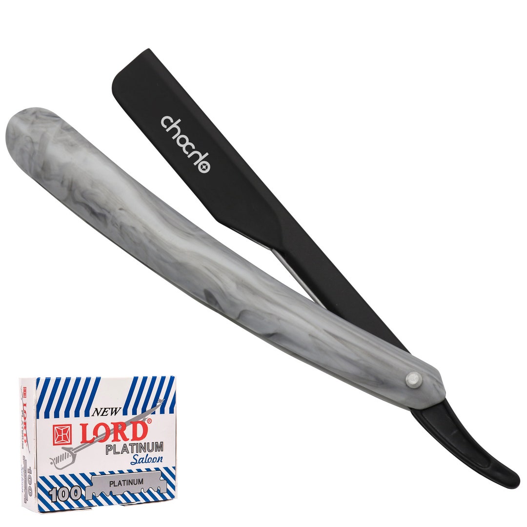Chocho Track Straight Razor Stainless Steel With 100 Blades Single Edge ...