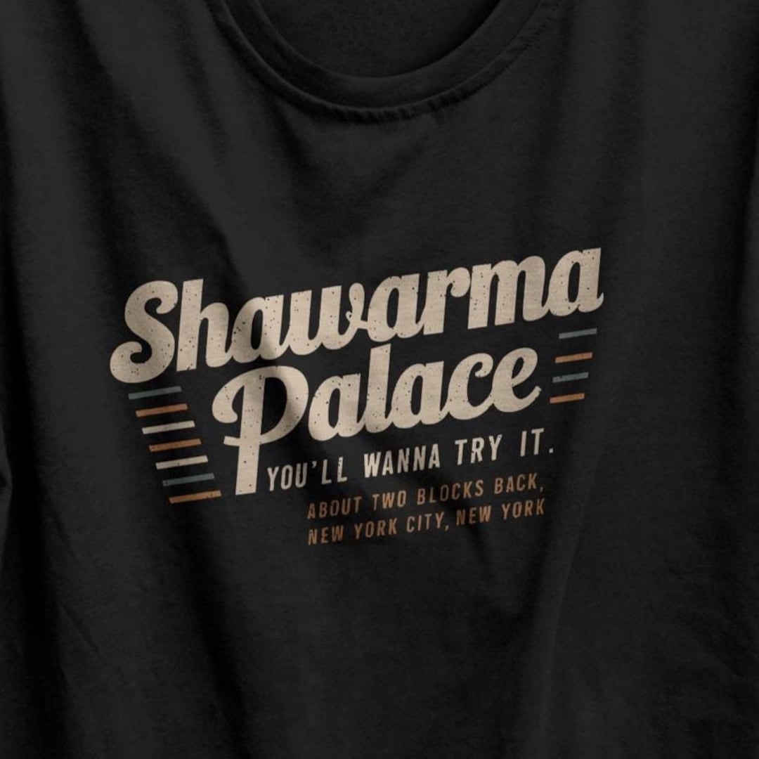 Shawarma Palace T-shirt - Avengers NYC Inspired - Funny Marvel Fan Tee ...