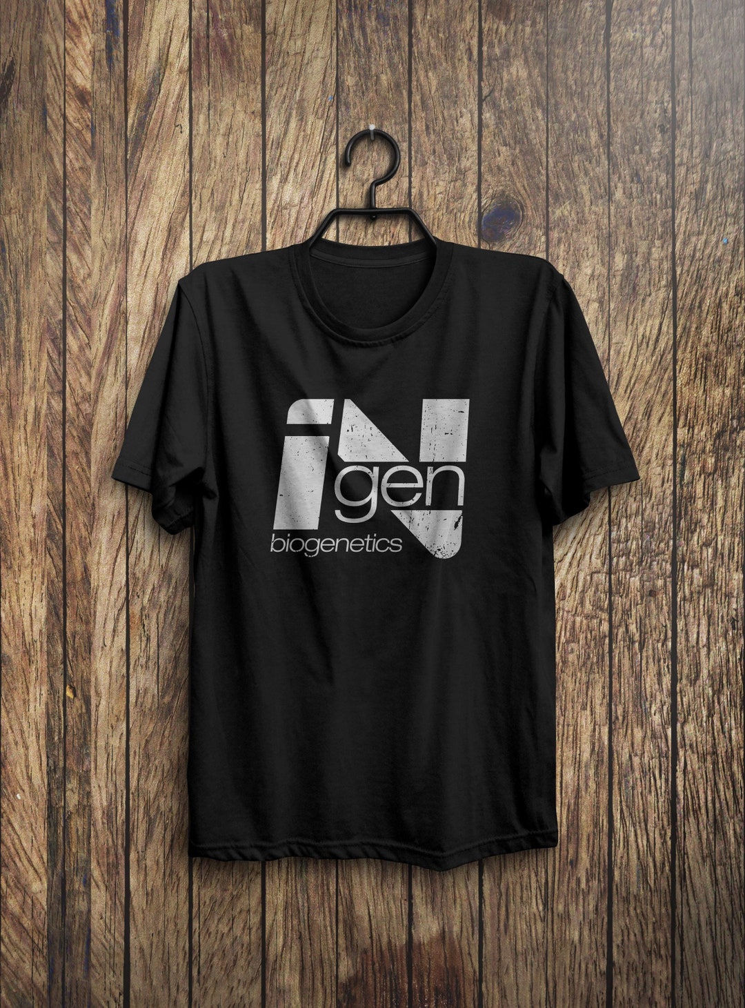 Ingen Biogenetics Jurassic Park Inspired T-shirt - Funny Dinosaur Lover ...