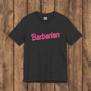 Custom D&D Barbarian T Shirt, Personalized Dungeons and Dragons Unisex ...