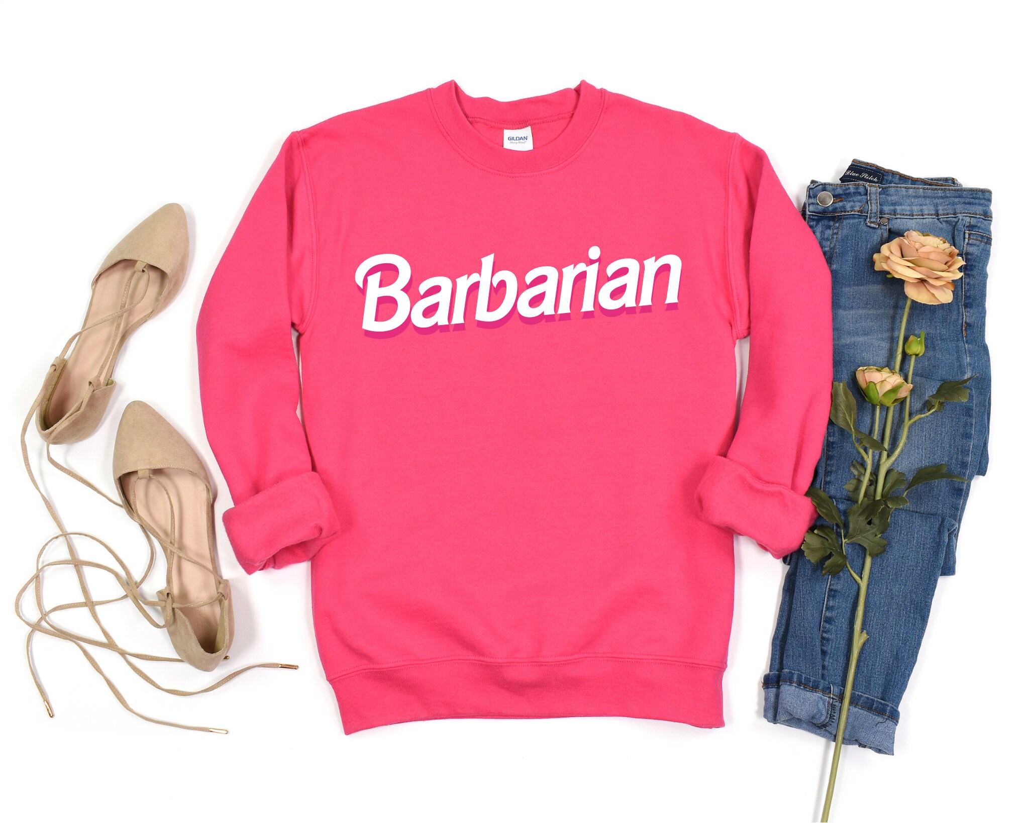 Custom D&D Barbarian Sweater, Personalized Dungeons and Dragons Unisex ...