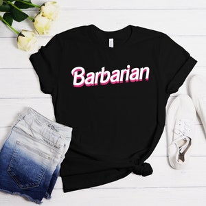 Custom D&D Barbarian T Shirt, Personalized Dungeons and Dragons Unisex ...