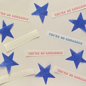 You're so Gorgeous Vinyl Sticker | Car Window/rearview Mirror/laptop ...