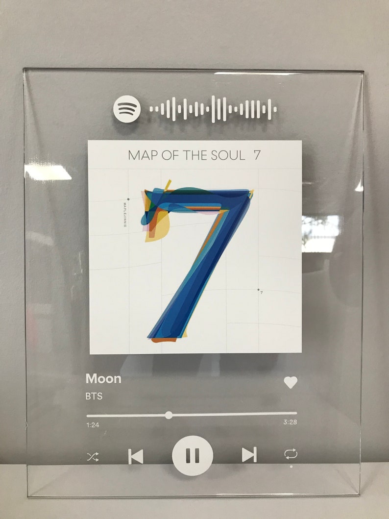 Custom Spotify Song Album Cover Spotify Custom Glass Art | Etsy