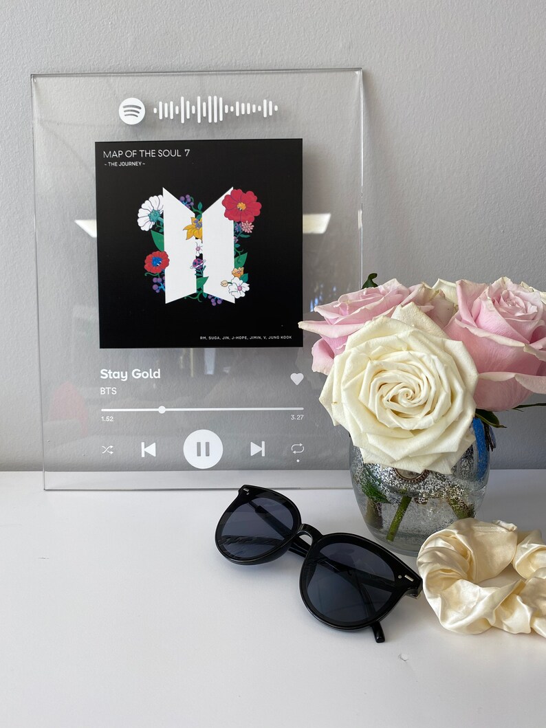 Custom Spotify Song Album Cover Spotify Custom Glass Art | Etsy