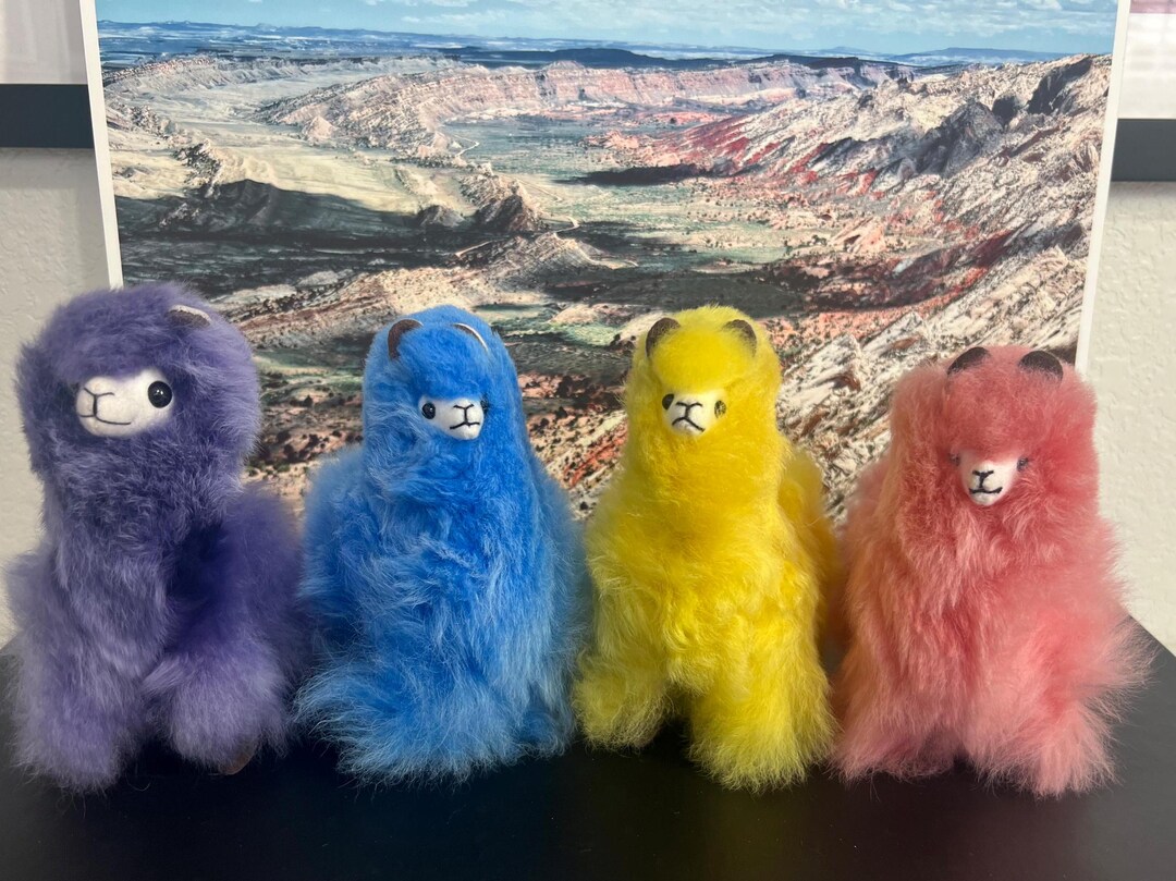 Mini Alpacas Made With 100% Alpaca Fur. - Etsy