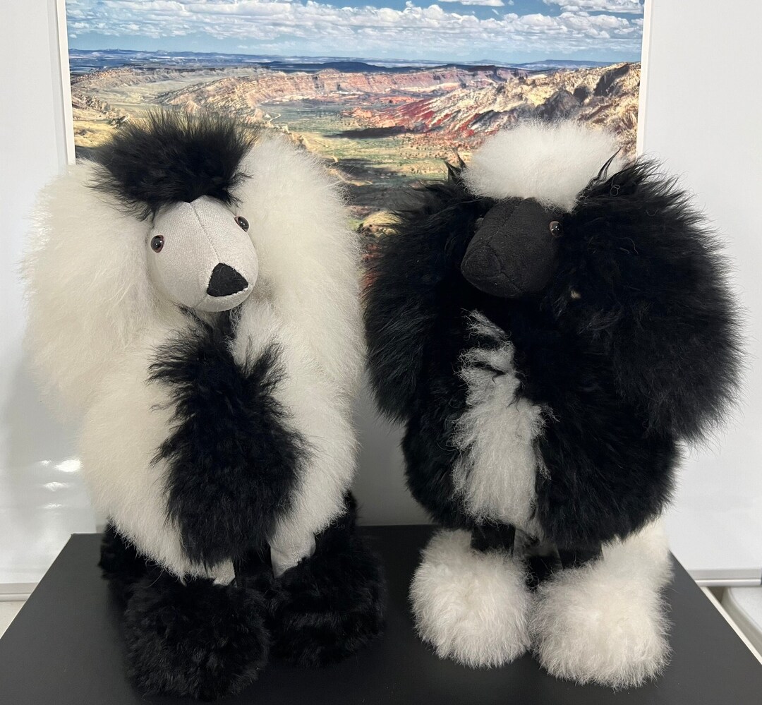 Stylish Poodle Dogs Made With 100% Alpaca Fur. - Etsy
