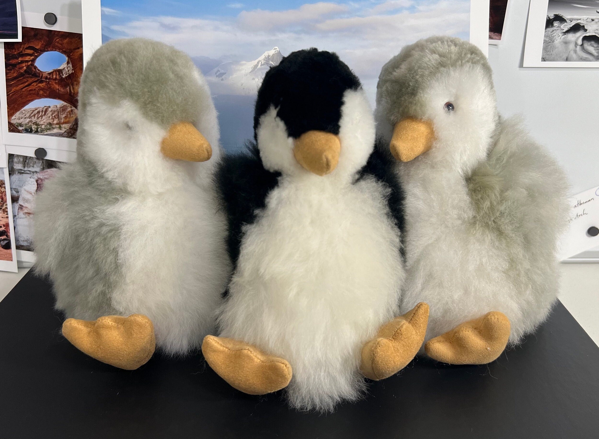 Happy Alpaca Fur Penguin . Made With 100% Alpaca Fur. - Etsy