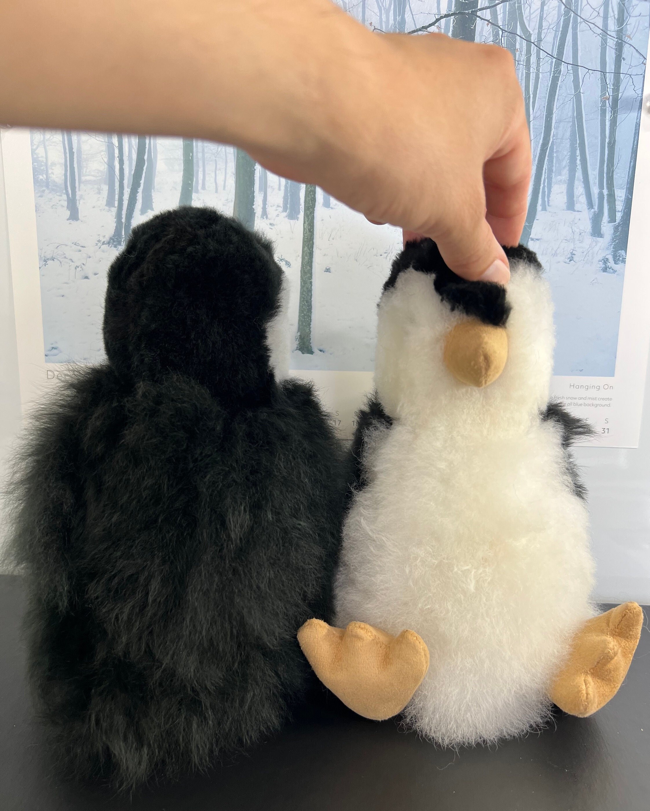 Happy Alpaca Fur Penguin . Made With 100% Alpaca Fur. - Etsy