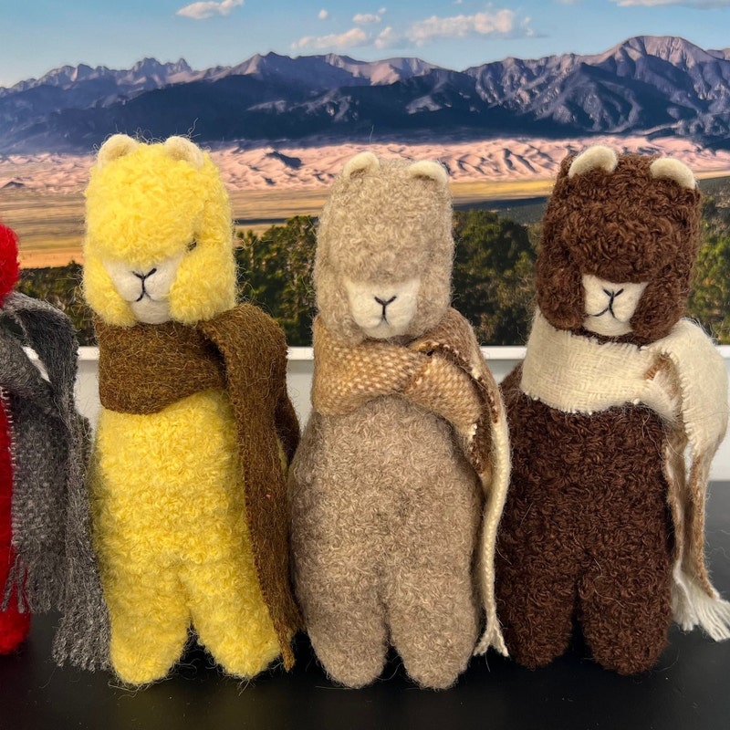 Needle Felted Alpaca - Etsy