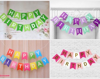 Party Banner Garland | Etsy