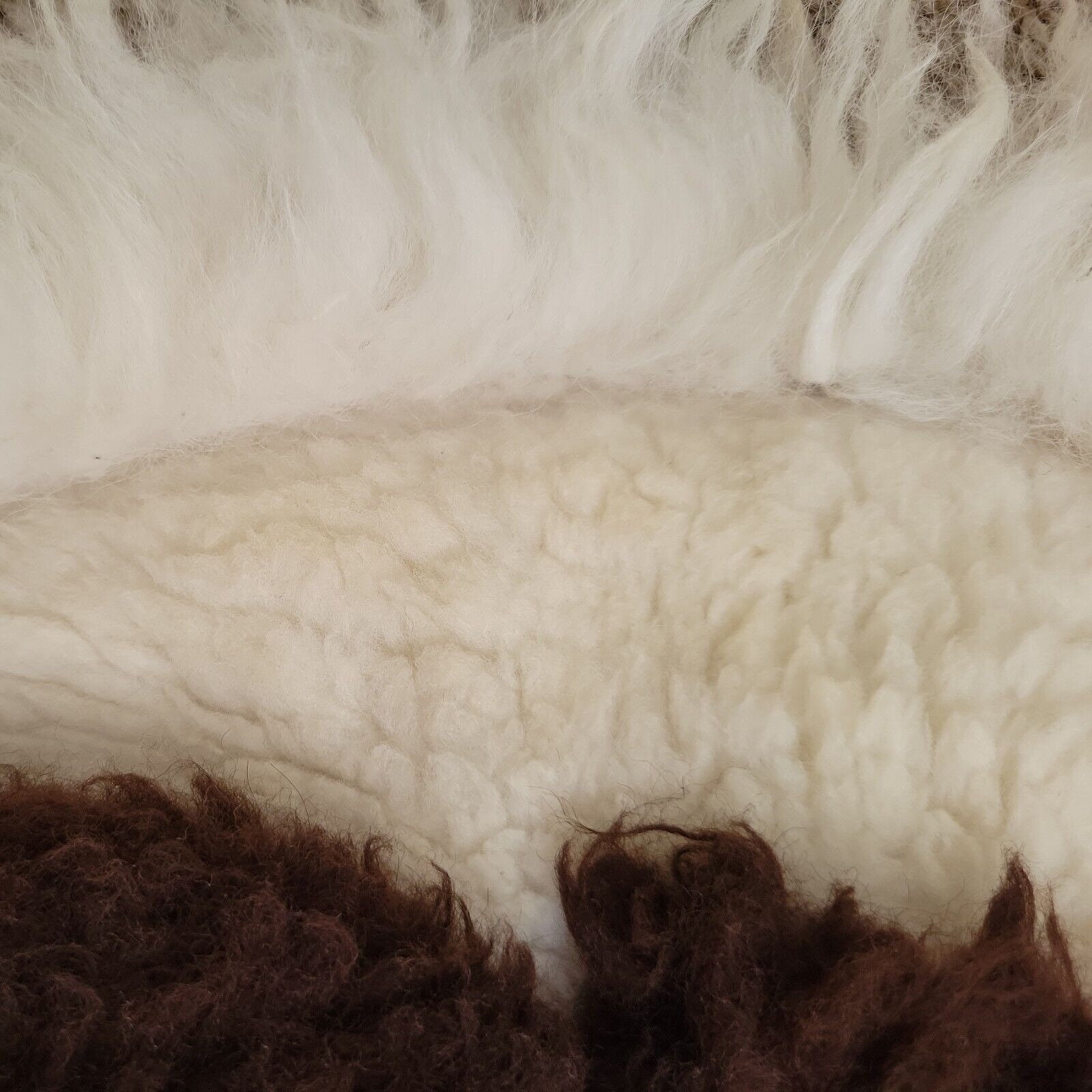 Vtg Peru Handmade Alpaca/llama Fur Rug 20" Seatcover Wall Hanging - Etsy