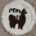 Vtg Peru Handmade Alpaca/llama Fur Rug 20 Seatcover Wall Hanging - Etsy