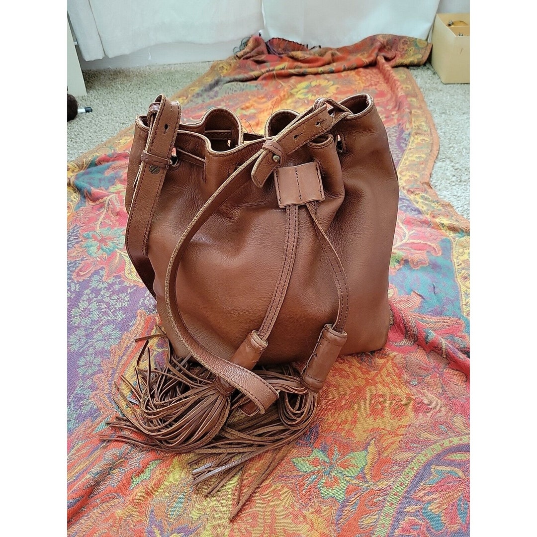Y2K Lucky Brand Bucket Bag Tassles - Etsy