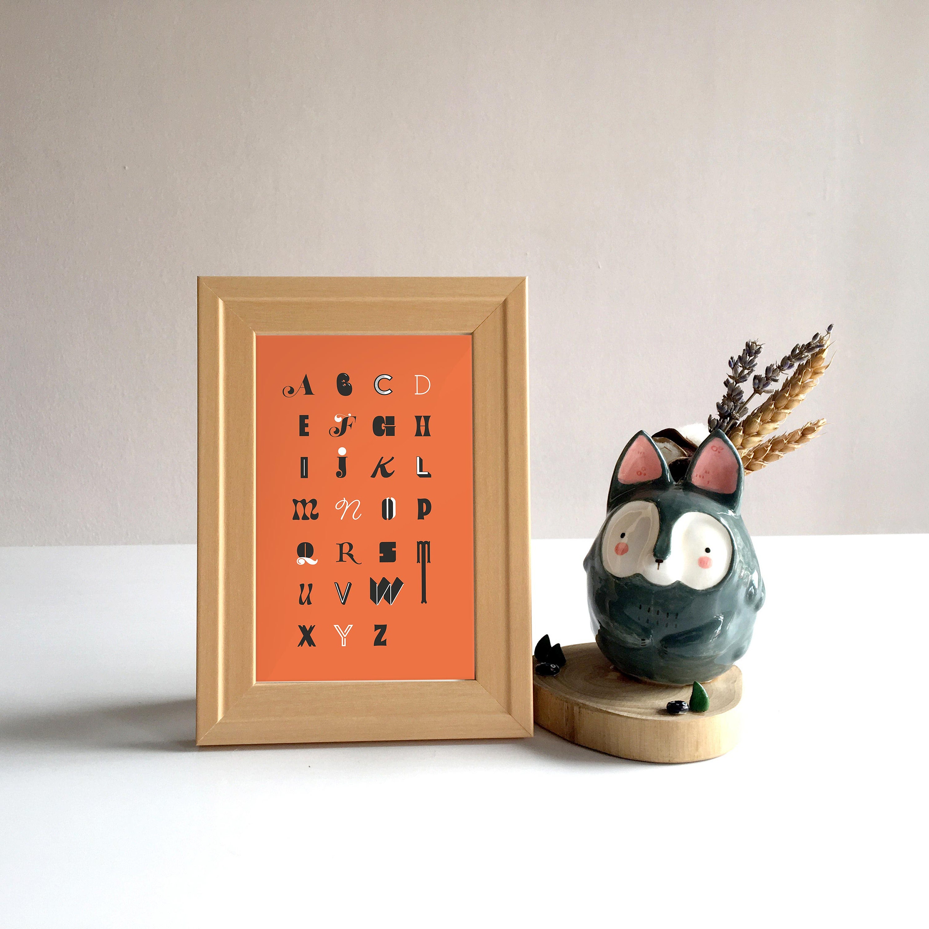 Alphabet Poster Set of Three Printable Letter Posters Kids | Etsy
