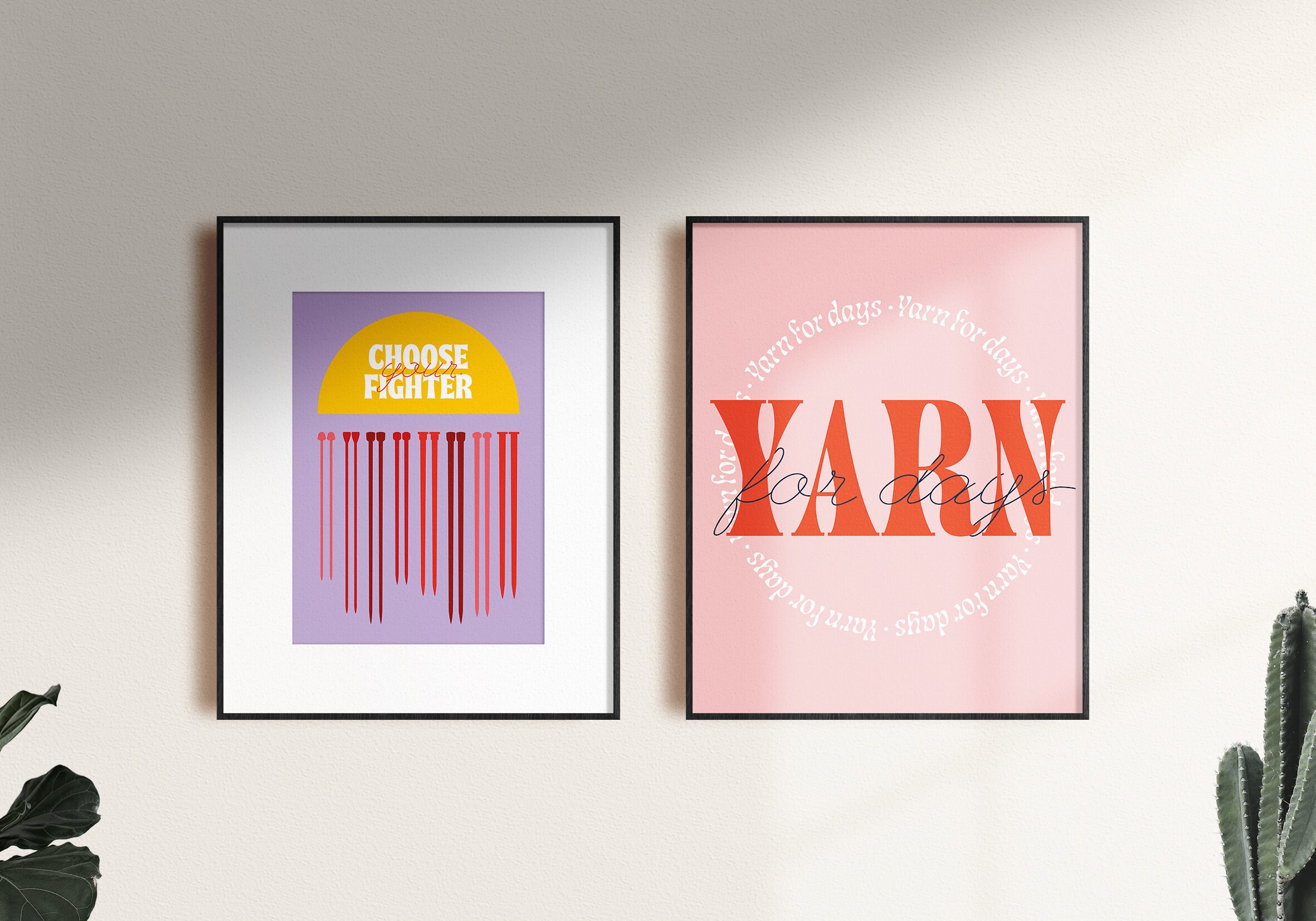 Yarn for Days Knitting Poster Embroidery Wall Art Crochet - Etsy