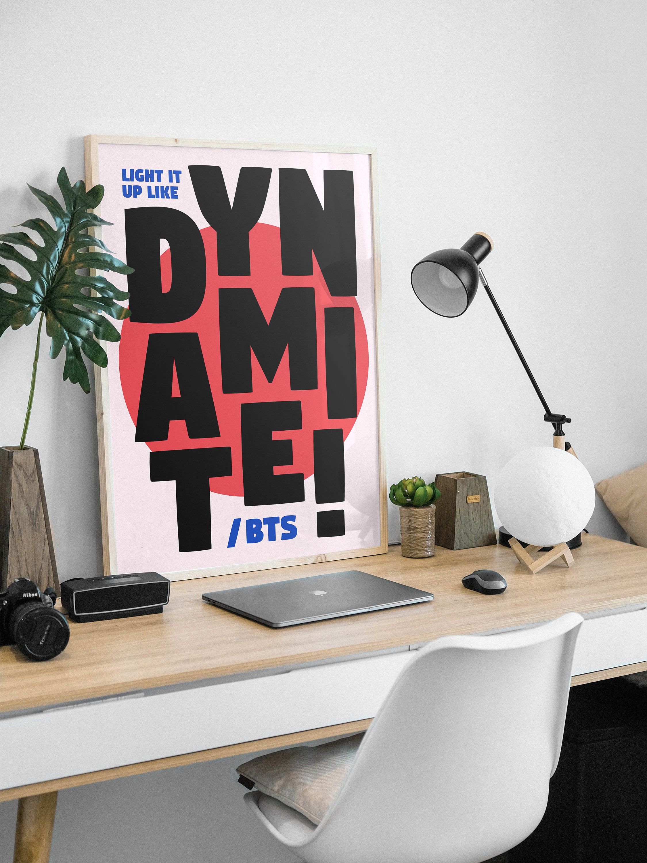 BTS Poster: Dynamite 방탄소년단 Art Print K-pop Digital Wall Art - Etsy