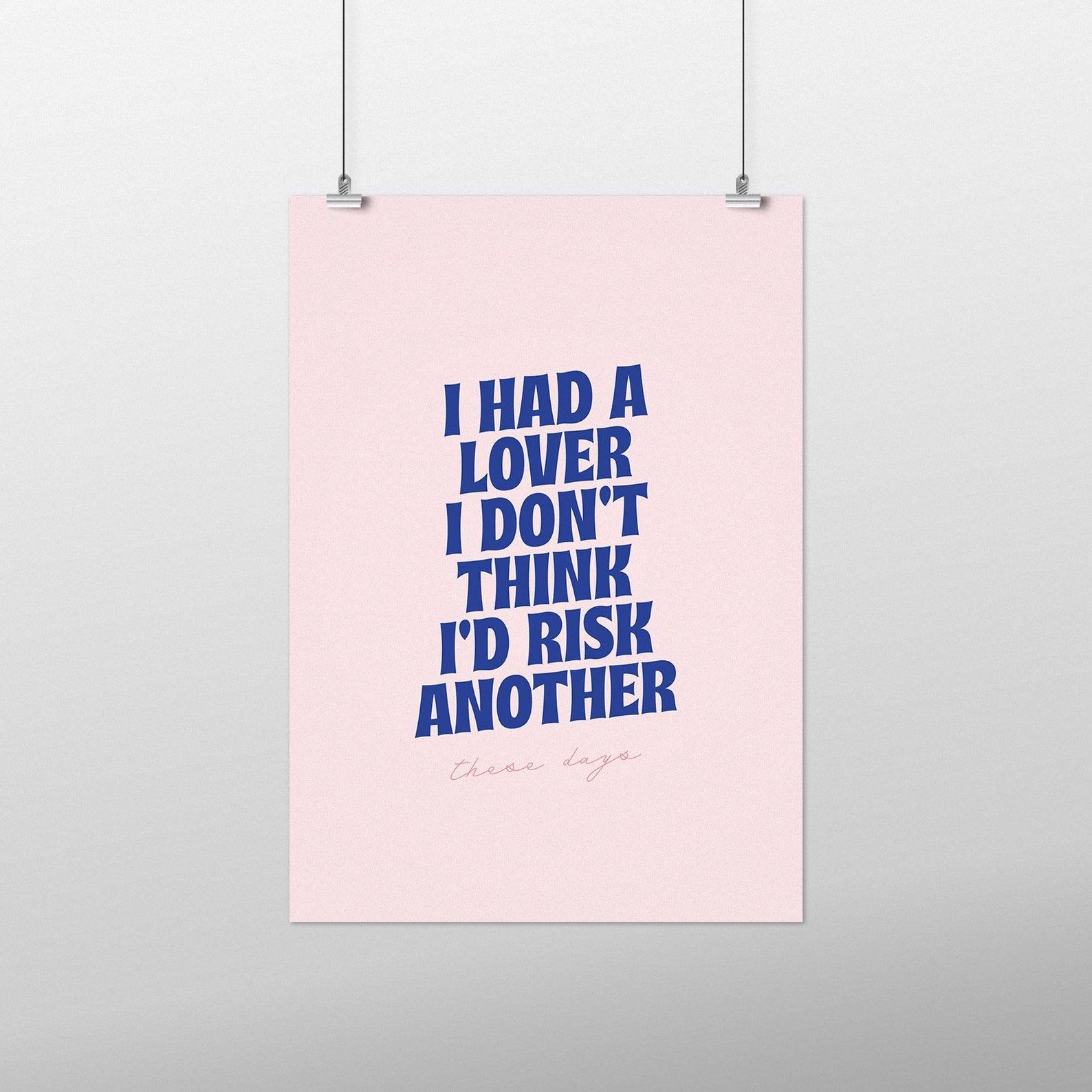 Nico Poster: These Days Set of Two Printable Pop Lyric - Etsy