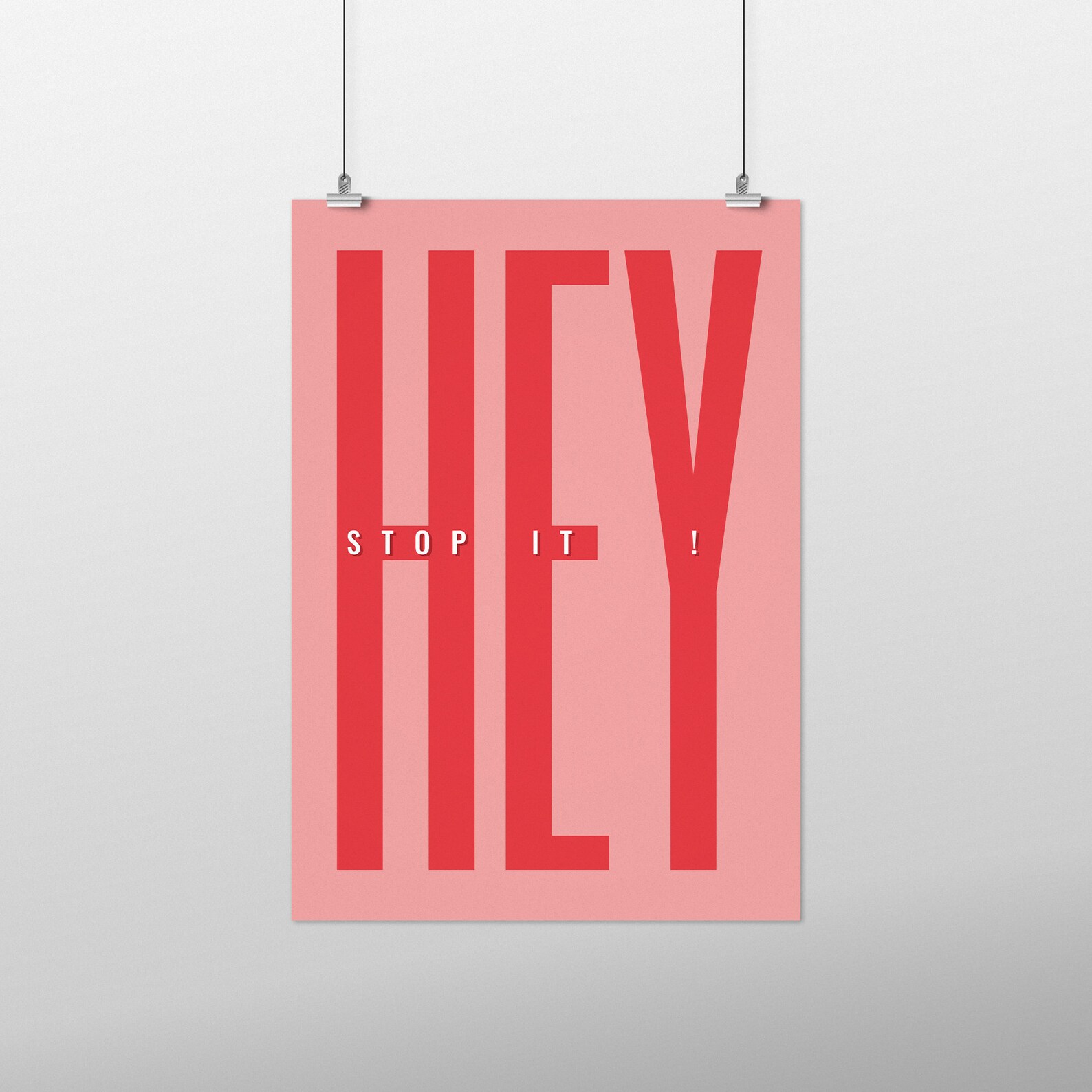 BTS Poster: Hey stop it Set of Two Posters BTS - Etsy France
