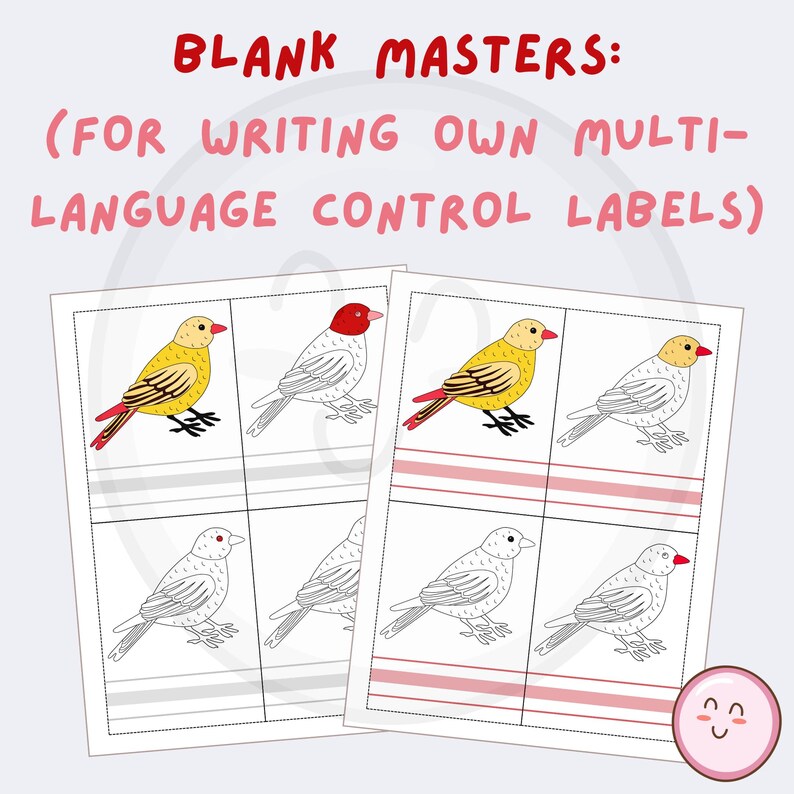 Learning Parts of a Bird Mini Booklet; Cut, Color, Write / Trace, Comes ...