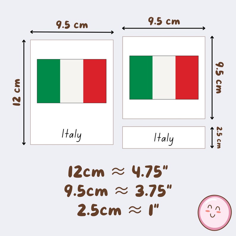 Flags of Europe 3-part Cards, Countries of Europe, Montessori Geography ...